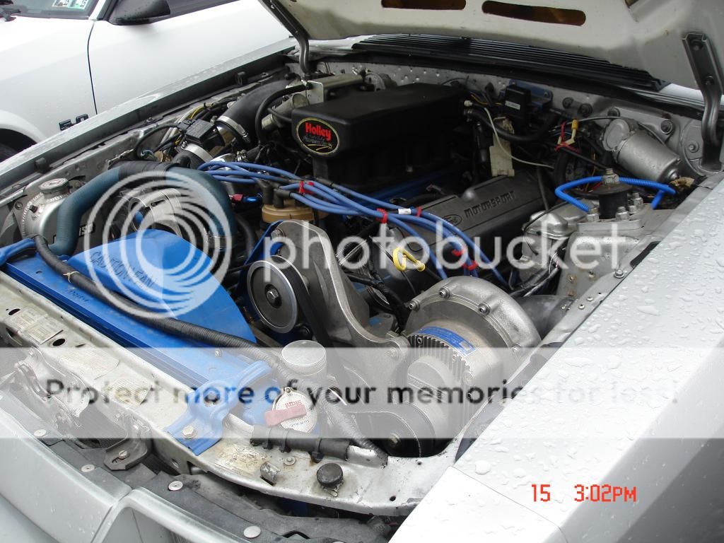 Procharger P600b/15 psi supercharger kit w/3 core IC for Foxbody 302/ ...