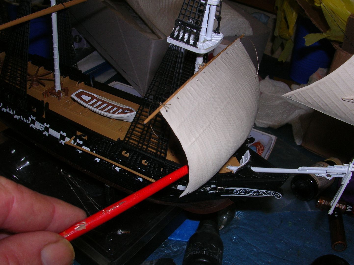 How to make sails look 'full' - Masting, rigging and sails - Nautical ...